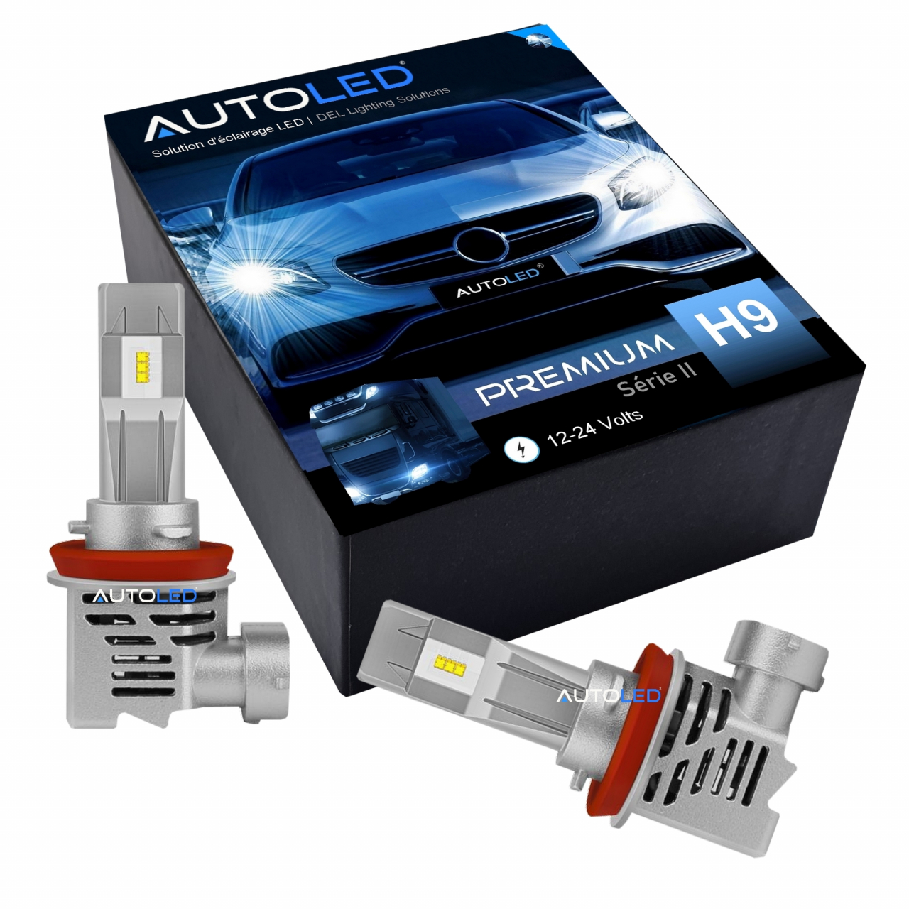 Ampoule H9 LED | Feux de croisement | Feux de route KIT H9