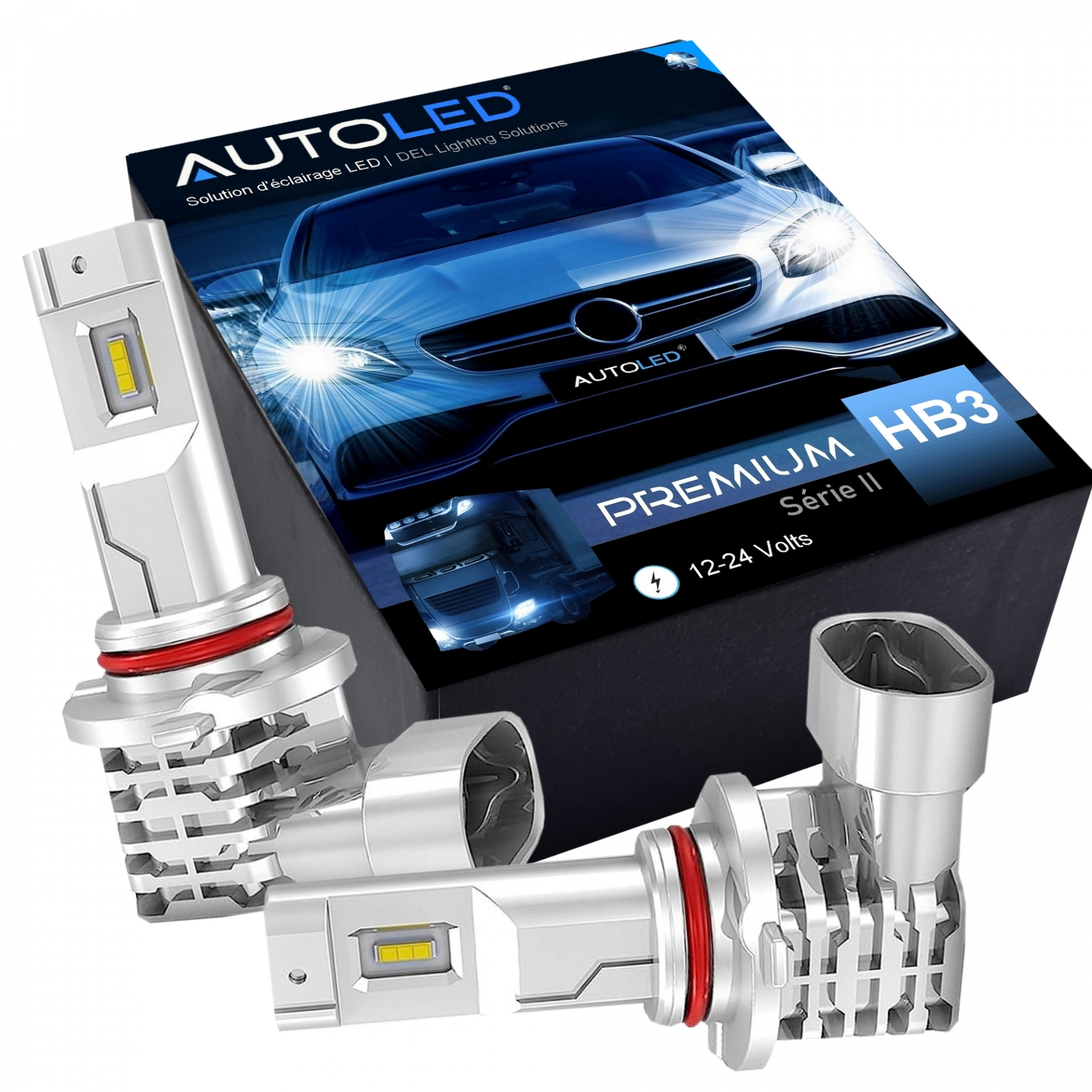 Ampoule HB3 LED | Feux de croisement | Feux de route KIT HB3